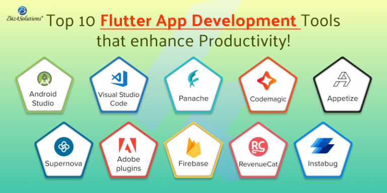 Top 10 Flutter App Development Tools & their unique Features