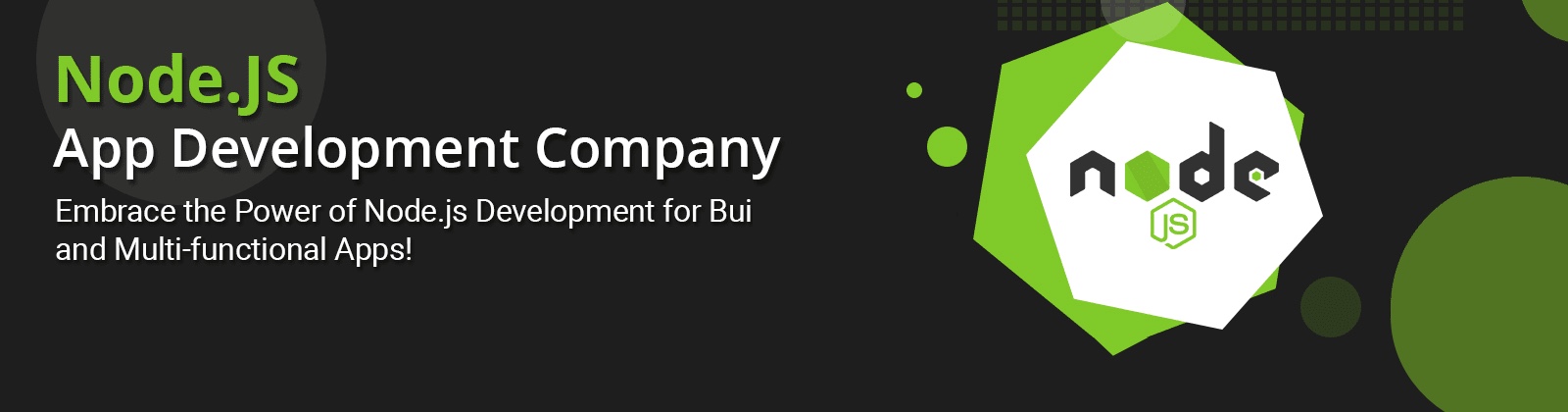 Top-level Node.js Development Company in USA and India