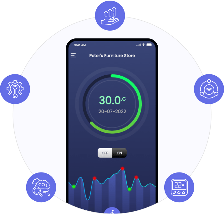 Indoor Temperature & Air Quality Monitoring App | Case Study