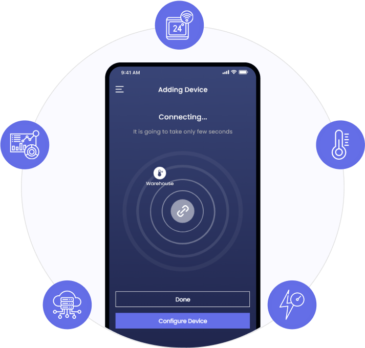 Indoor Temperature & Air Quality Monitoring App | Case Study
